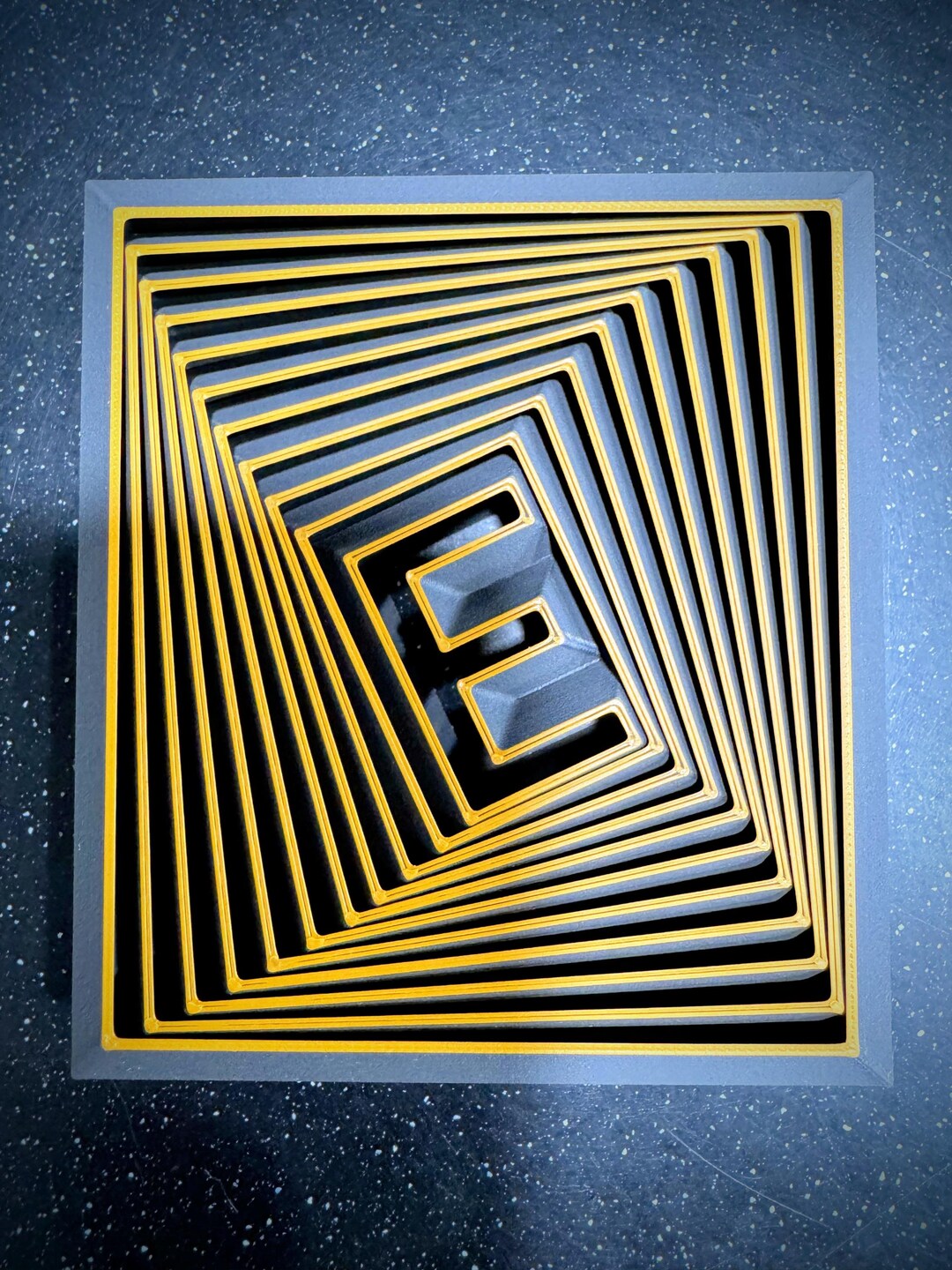 Personalized Letter E Fidget Toy - 3D Printed Desk Companion - Etsy