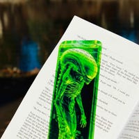 Alien Printable Bookmarks: Sci-fi Art, Set of 25 (printable PNG & PDF ...