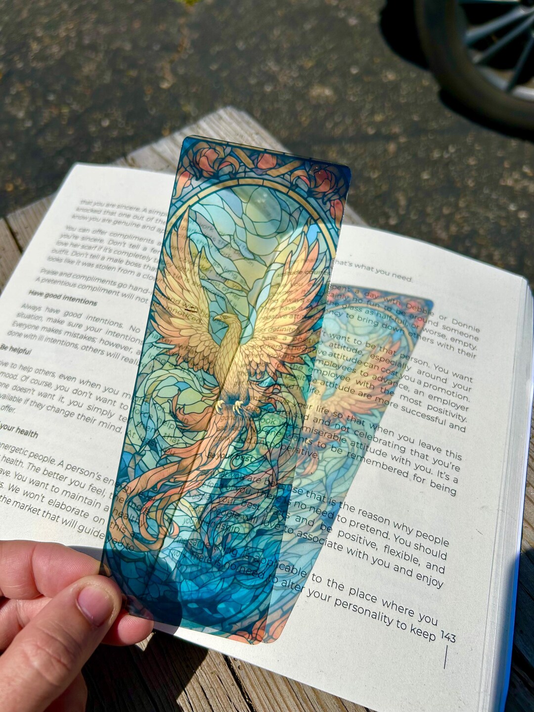 Rise From Ashes Phoenix Bookmark – Majestic Rebirth Design, Fiery ...