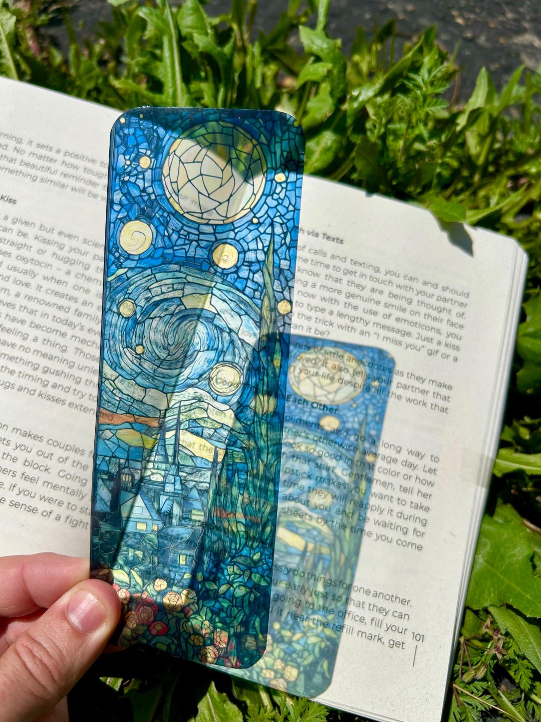 Vincent Van Gogh Starry Night Bookmark - Artistic Bookmark, Gift for ...