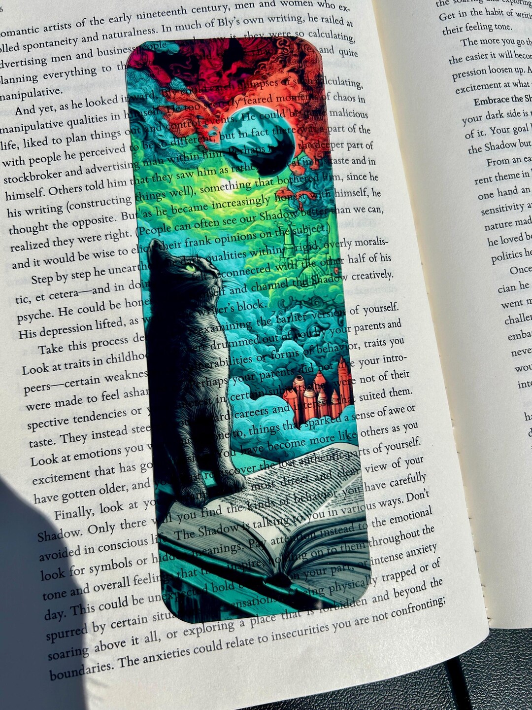 Pharaoh’s Cat Bookmark – Surreal Cosmic Cat Watching the Sky | Trippy ...