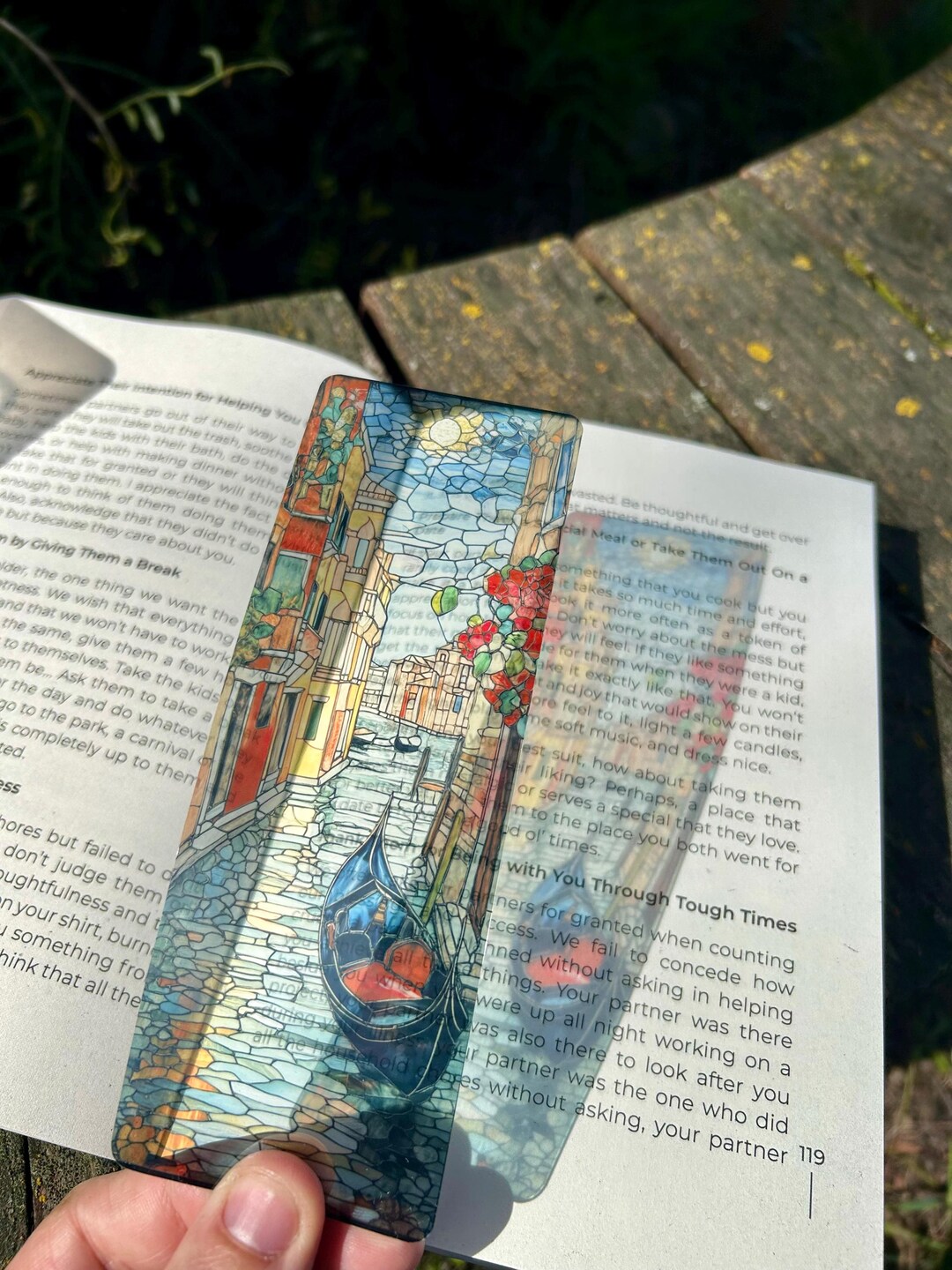 Venice Italy Bookmark – Romantic Canal Scene, Travel Keepsake, Italian ...
