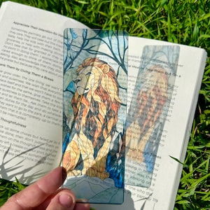 Aslan Lion of Narnia Bookmark - Handmade Literary Bookmark, the ...