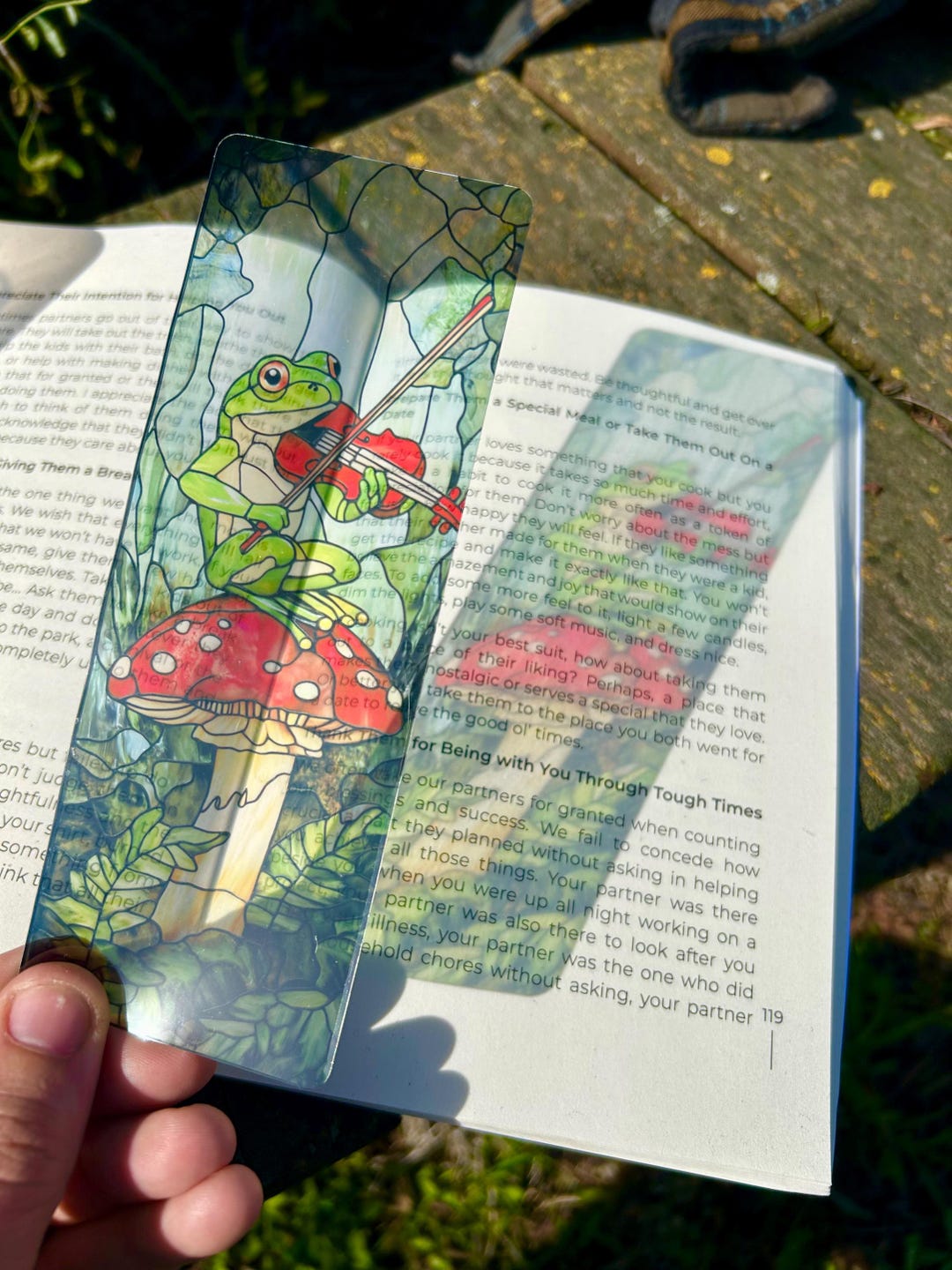 Whimsical Frog on Toadstool Figurine - Handcrafted Nature-inspired ...