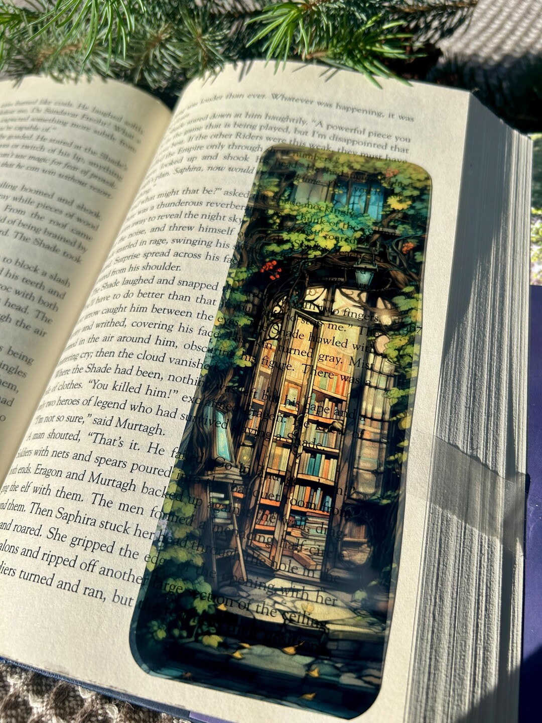 Fantasy Secret Library Bookmark for Book Lovers | Handmade Magical ...