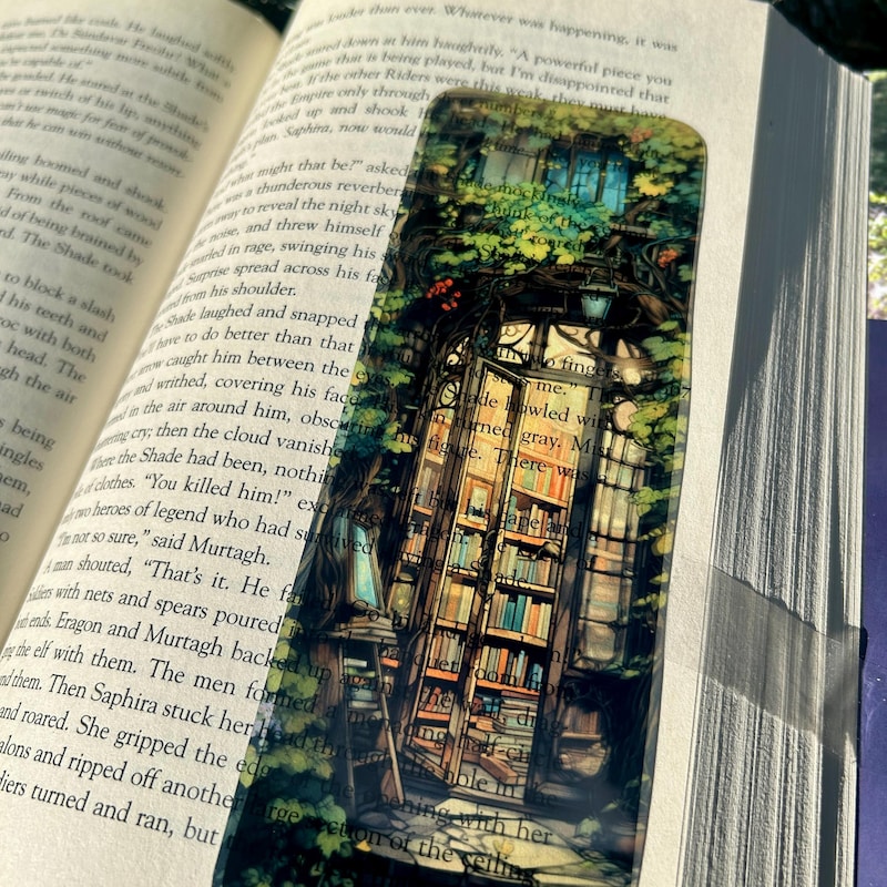 Leather Book Mark Fantasy - Etsy