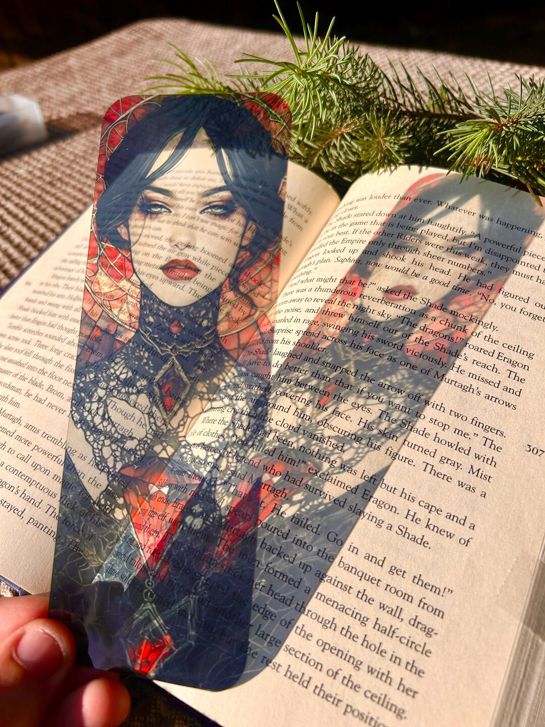 Gothic Lady Bookmark – Dark Victorian Vampire Bookmark for Book Lovers ...