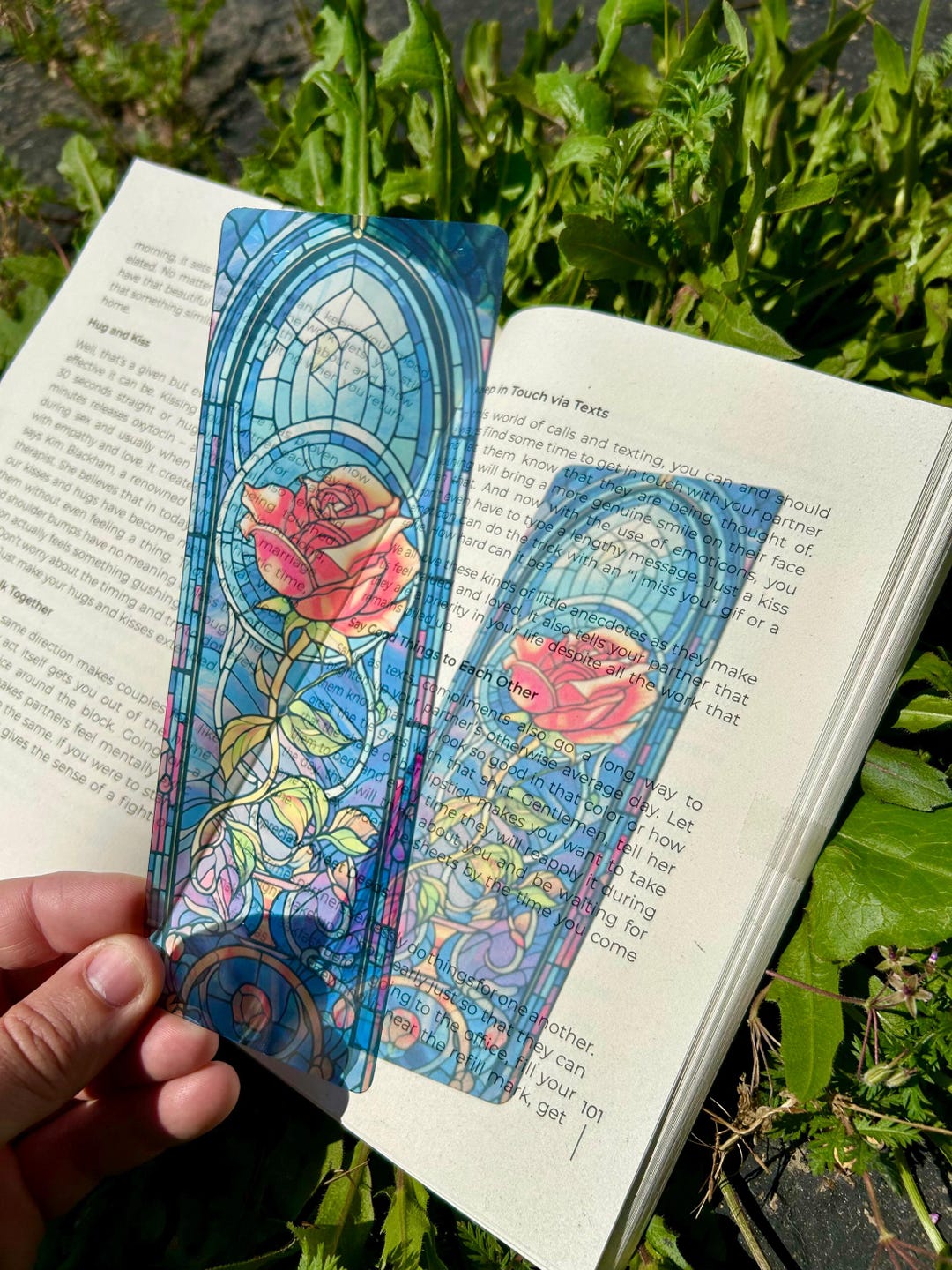 Beauty and the Beast Rose Bookmark – Enchanted Rose Design, Magical ...