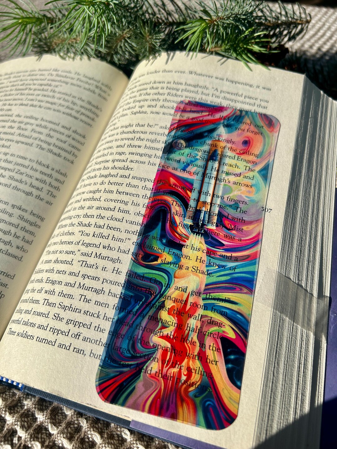Space Rocket Bookmark for Book Lovers | Handmade Rocket Bookmark | Gift ...