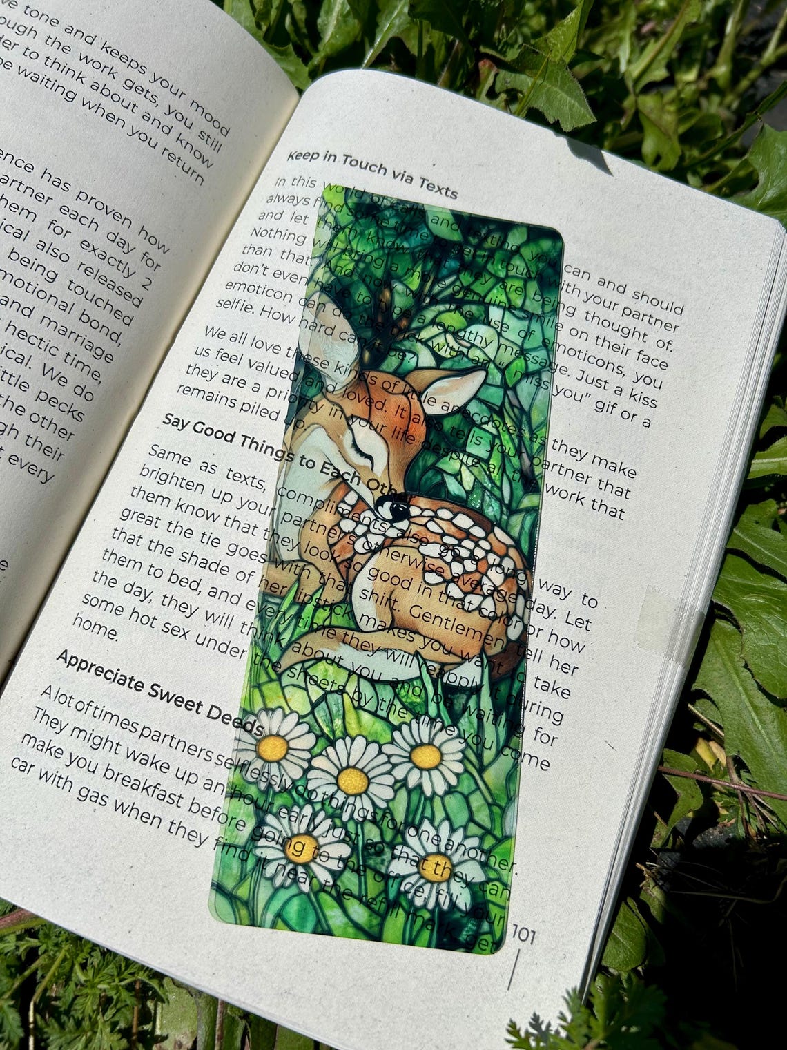 Bambi Fawn Bookmark - Magical Woodland Deer, Enchanting Forest-themed ...