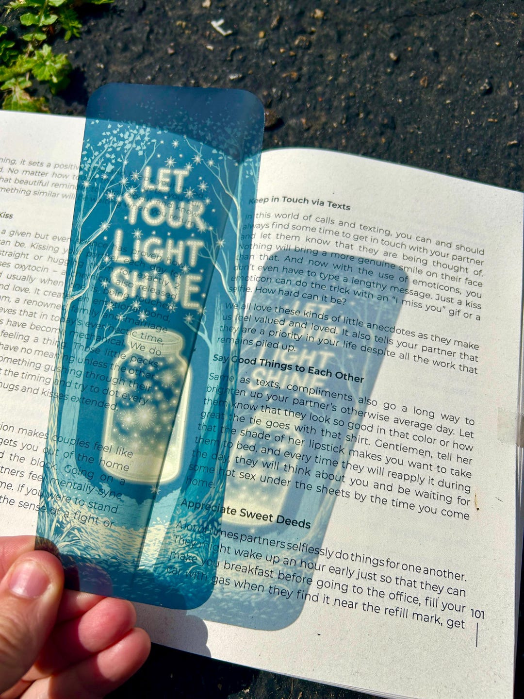 Let Your Light Shine Bookmark – Inspirational Gift for Her ...