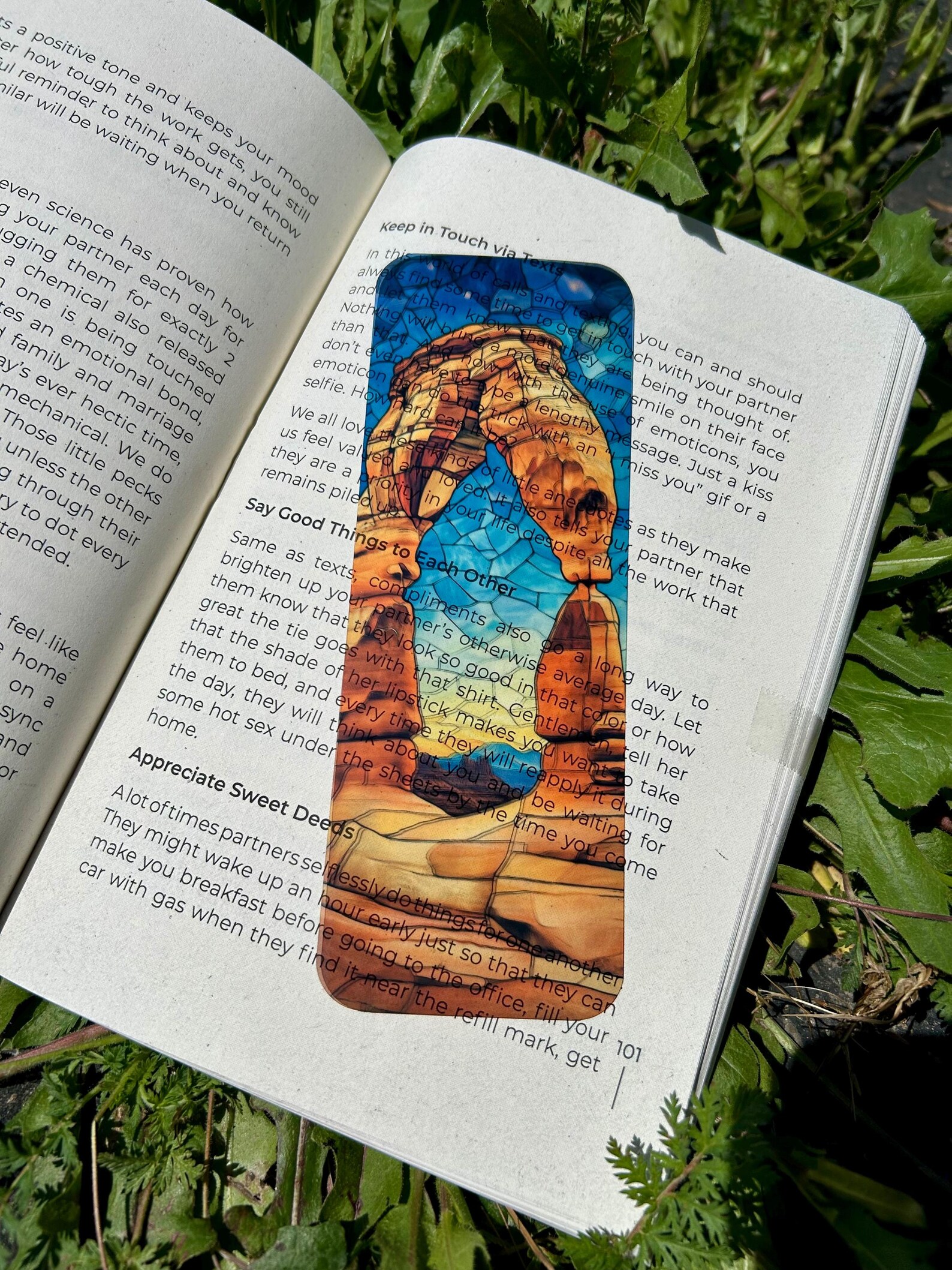 Arches National Park Utah Bookmark – Scenic Nature Art, Handmade ...
