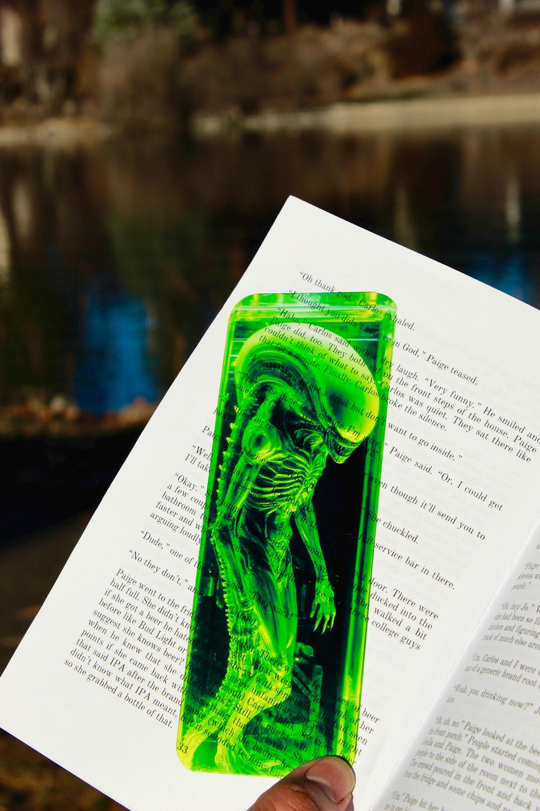 Alien Bookmark – Handmade UFO Bookmark, Sci-fi Page Marker ...