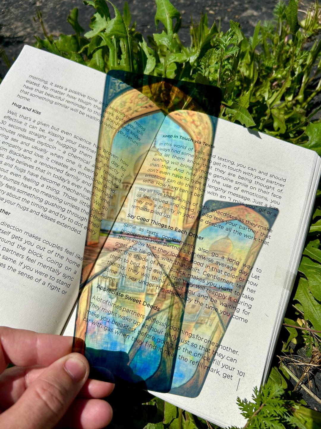 Taj Mahal Bookmark – Iconic Indian Landmark, Handmade Souvenir Gift ...