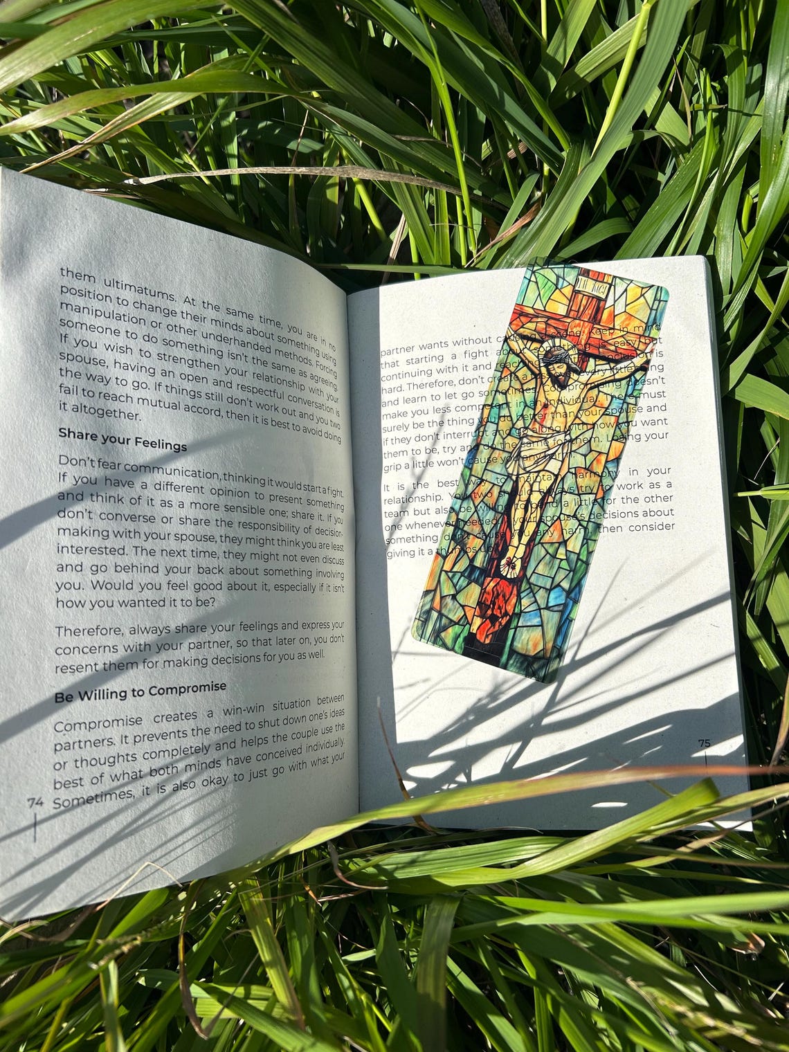 Jesus Bookmark – Handmade Christian Bookmark, Religious Gift for Book ...