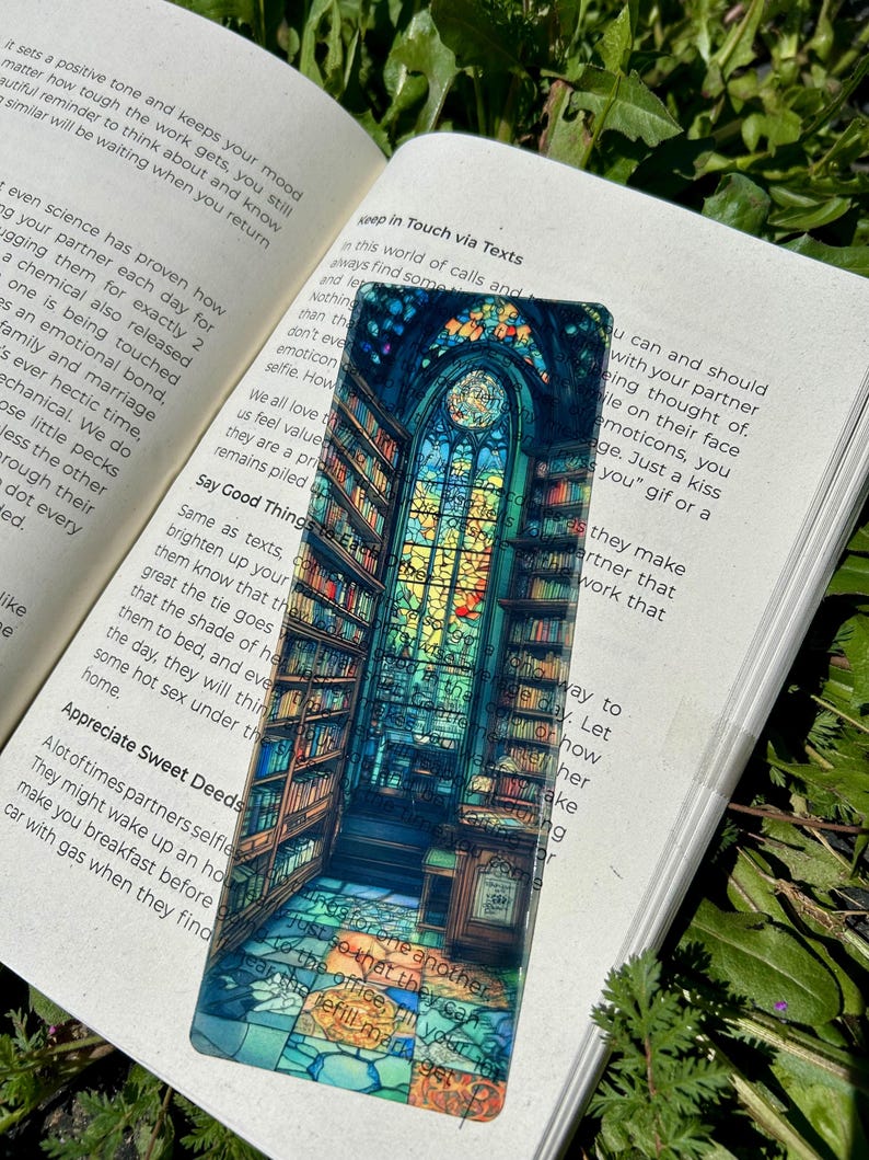 Secret Library Bookmark - Book Lover Gift, Literary Art, Reading ...