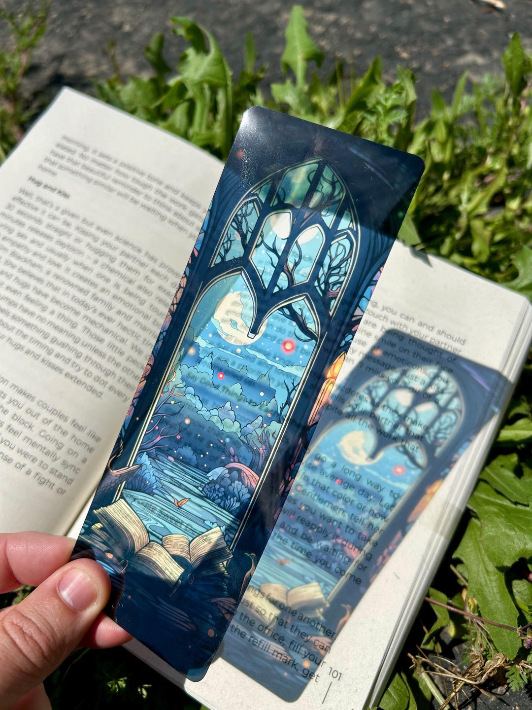 Magical Window Bookmark - Enchanted Fantasy Gift, Mystical Portal Art ...