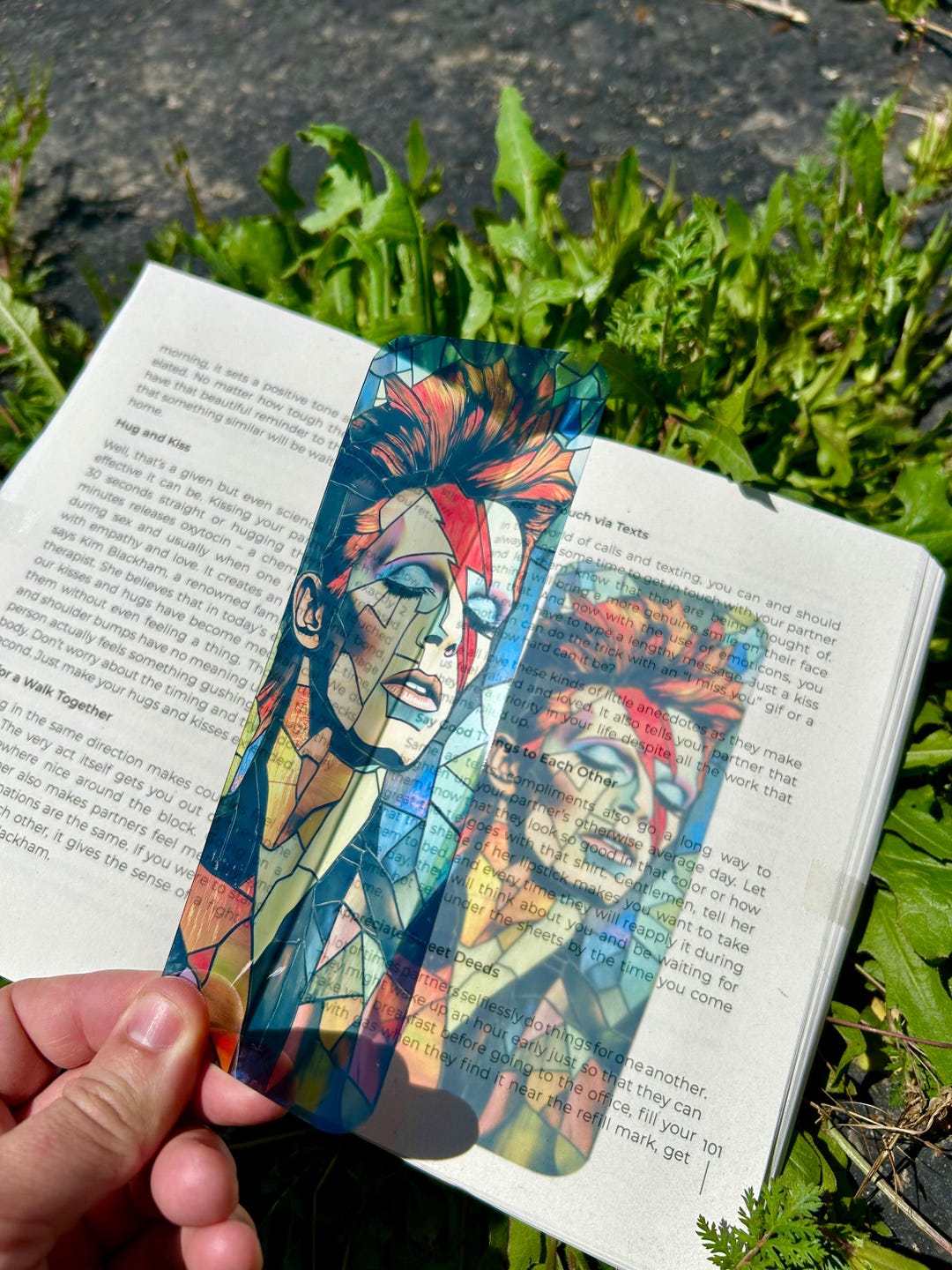 Bowie Bookmark - Legendary Bowie Gift, Music Icon Page Marker, Ziggy ...