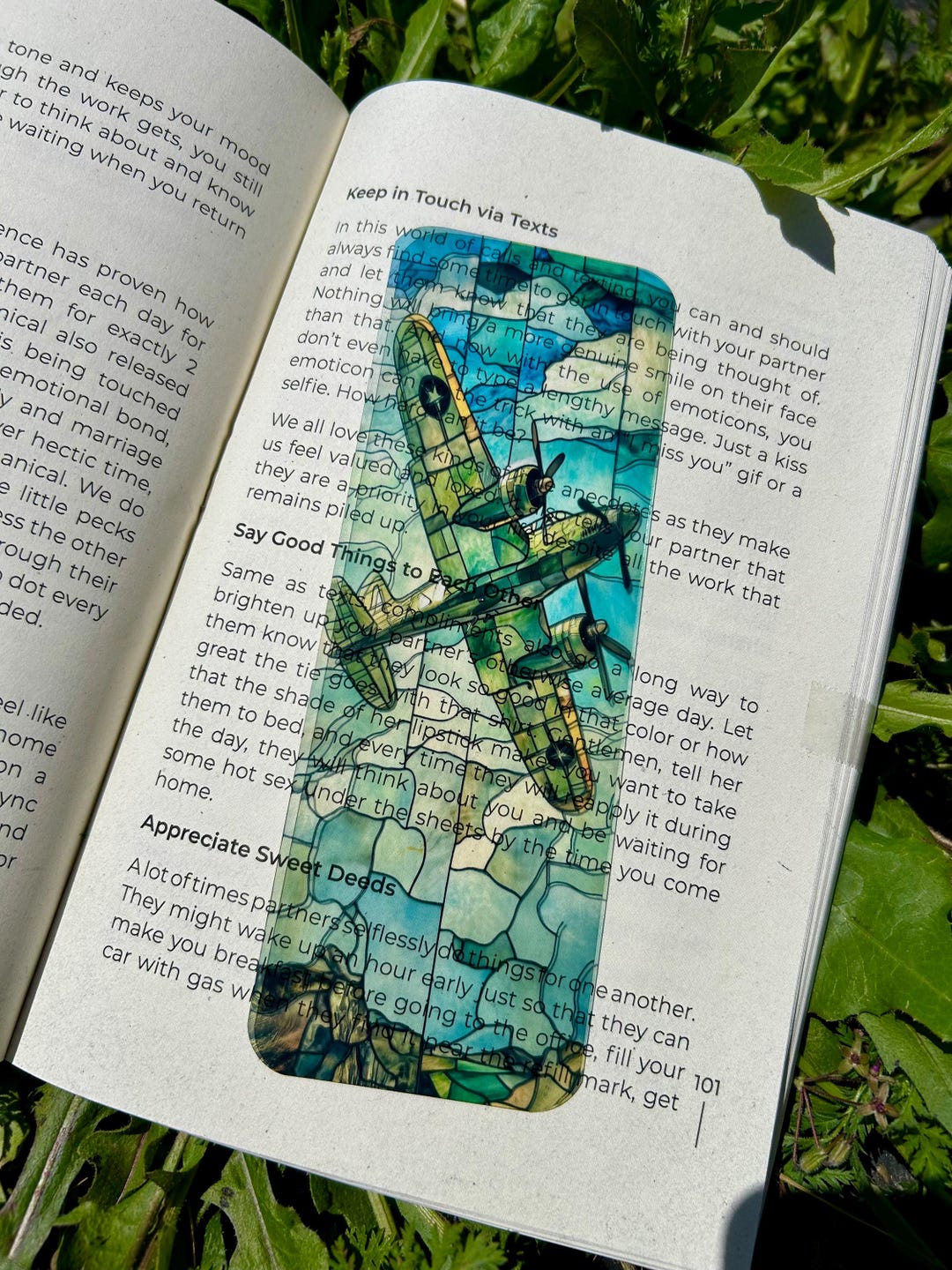 WW2 Airplane Bookmark - Vintage Fighter Plane Bookmark, Aviation Gift ...