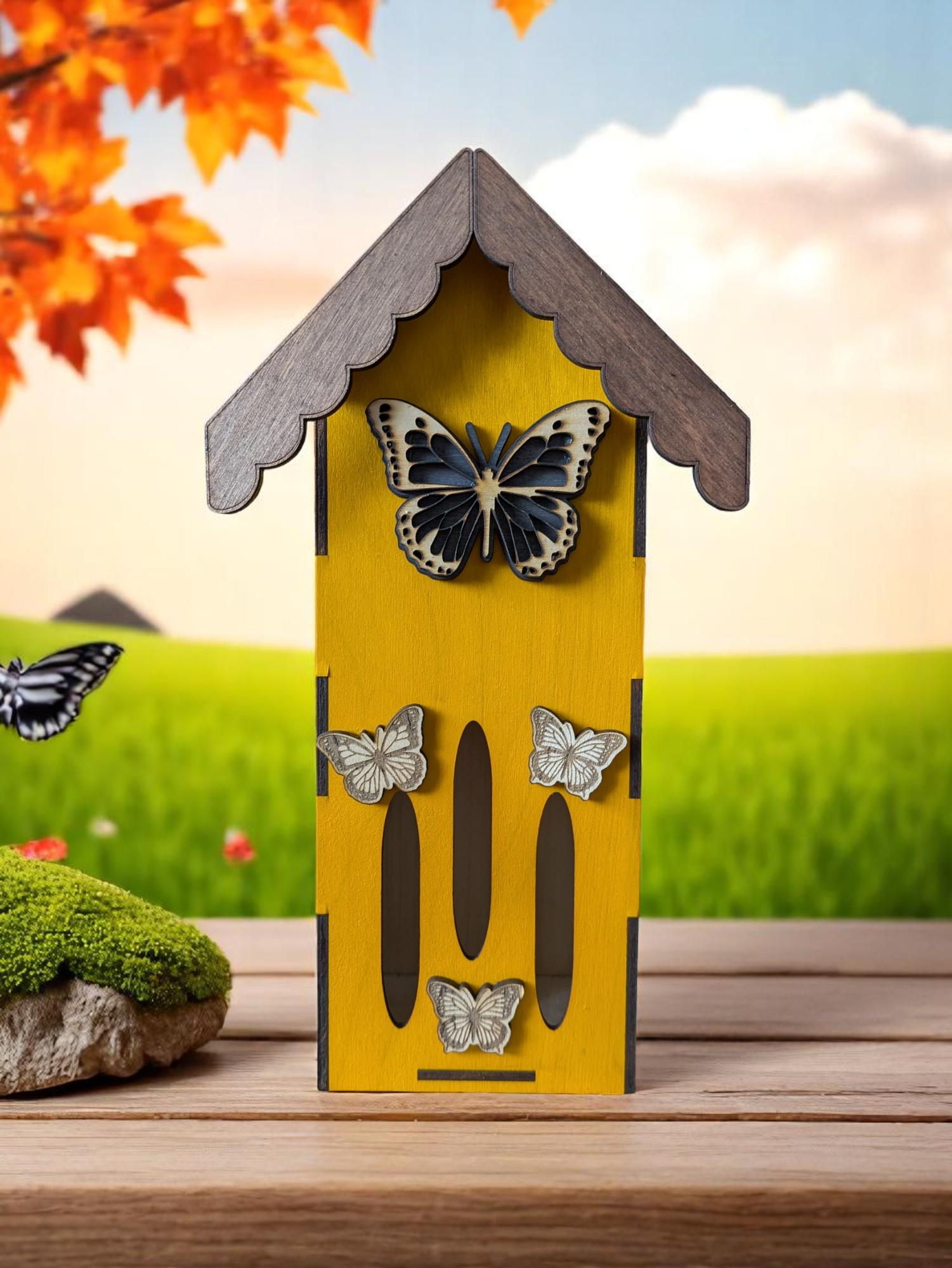 Butterfly House – Digital SVG File for Laser Cutting - Etsy