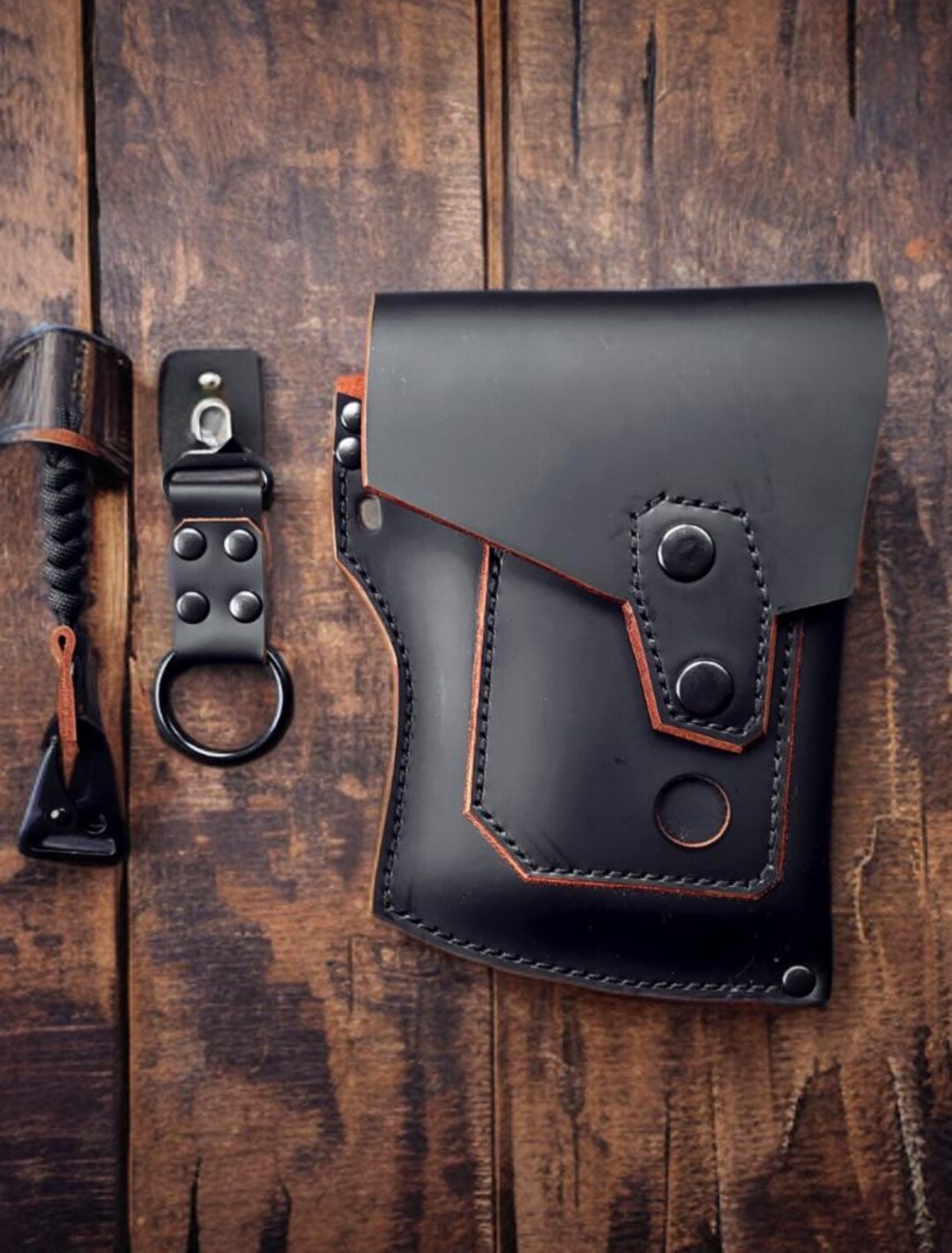 Handmade Leather iPhone Case – Tactical EDC Design With Card Slot - Etsy