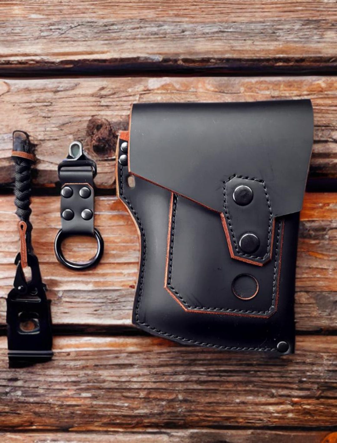 Handcrafted Leather iPhone Belt Holster: Tactical Phone Case - Etsy