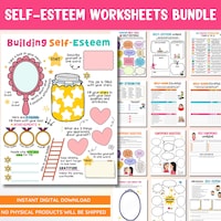 The Self Esteem Bucket Self Worth Self Love Confidence Activity for ...