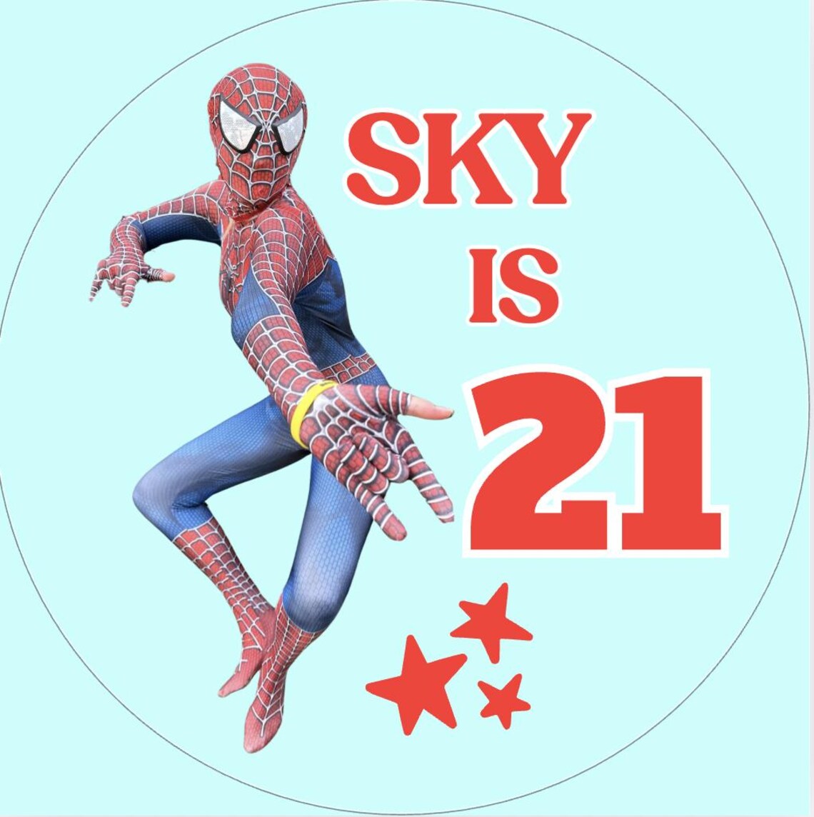 21st Birthday Stickers | Custom Party Stickers | Printable | Birthday ...