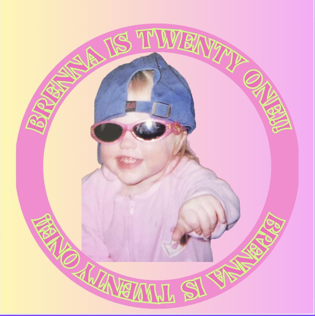 21st Birthday Stickers | Custom Party Stickers | Printable | Birthday ...