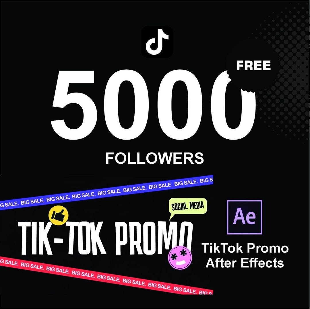 Tiktok Promo After Effects Template: Social Media Promotion - Etsy