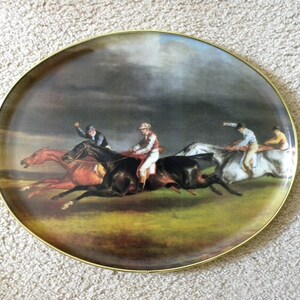 Fox Hunting Scene Bar Tray Vintage English Serving Tray With - Etsy