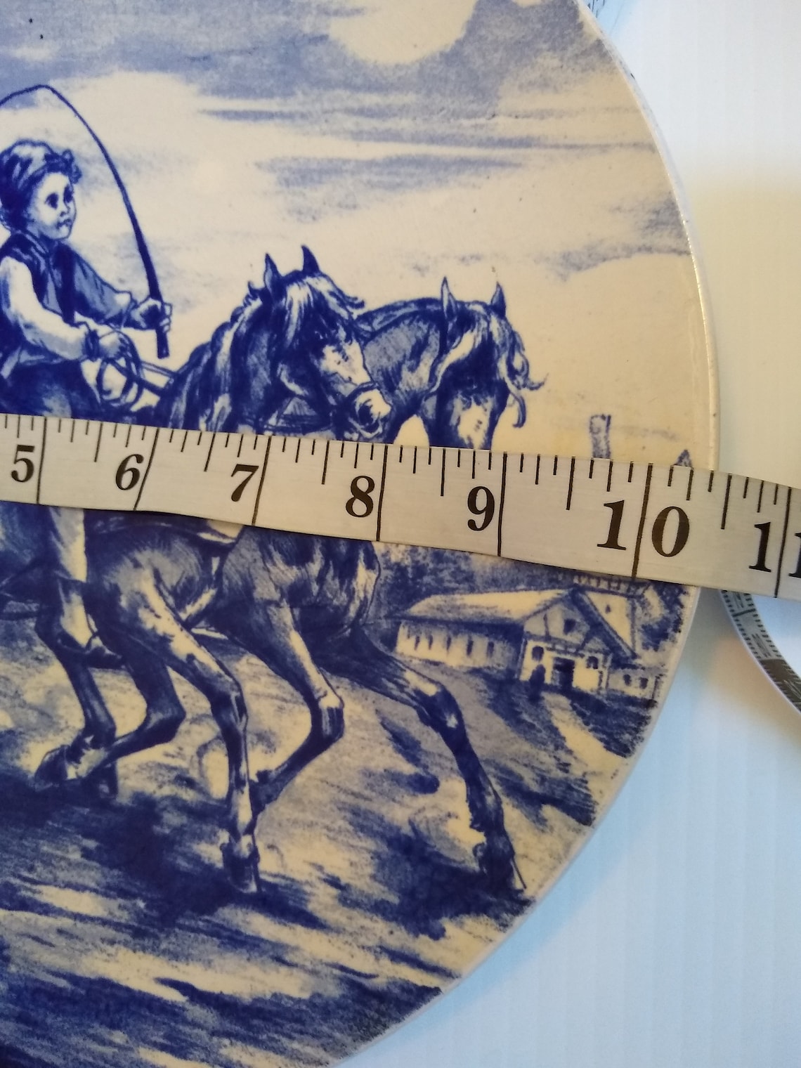 Antique Delft Blue Villeroy Boch Blue Flow Wall Plate - Etsy
