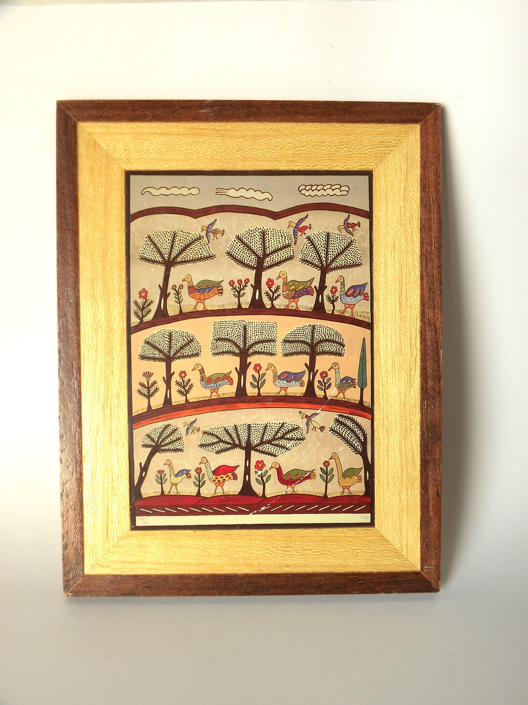 Vintage Shalom of Safed, Timber Art Hand Work From Israel, Folk Art ...