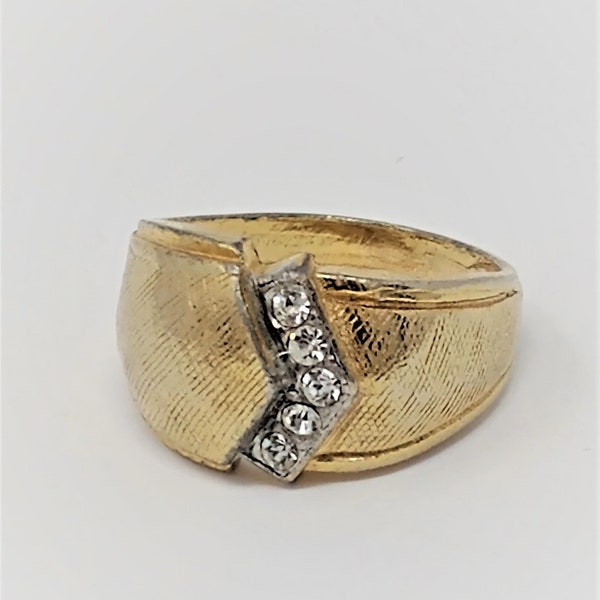 Chunky Gold Ring - Etsy