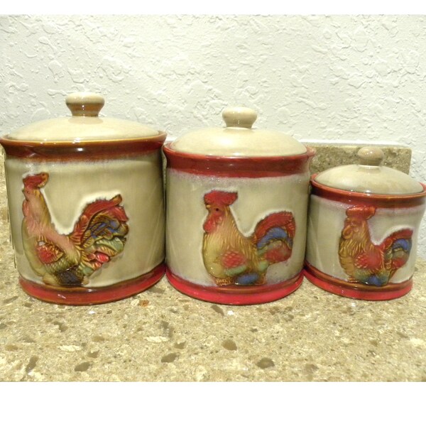 Rooster Canister - Etsy
