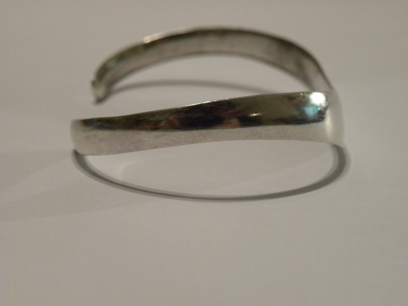 Sterling Silver Wave Cuff Bracelet Cuff Wave Modern Bracelet - Etsy