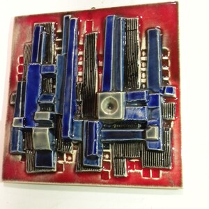 Gofer Israel Futuristic City Scape Tile Geometric Modern Wall Tile - Etsy