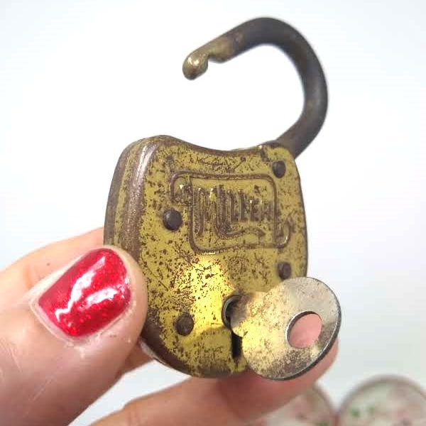Antique Miller Lock - Etsy