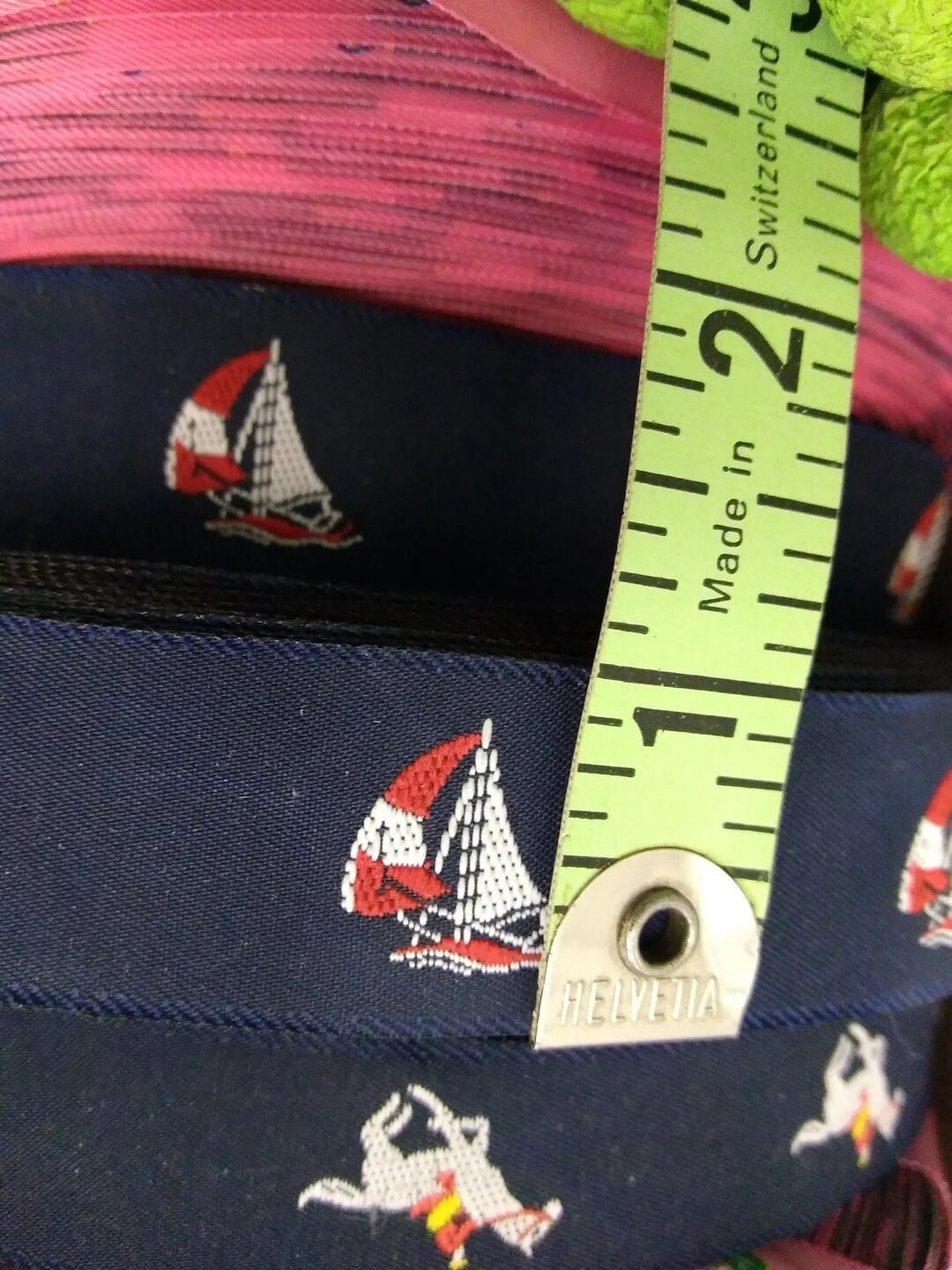 Sailing Boat Ribbon, Vintage Designer Lot of Ribbons, Top Notch Quality ...