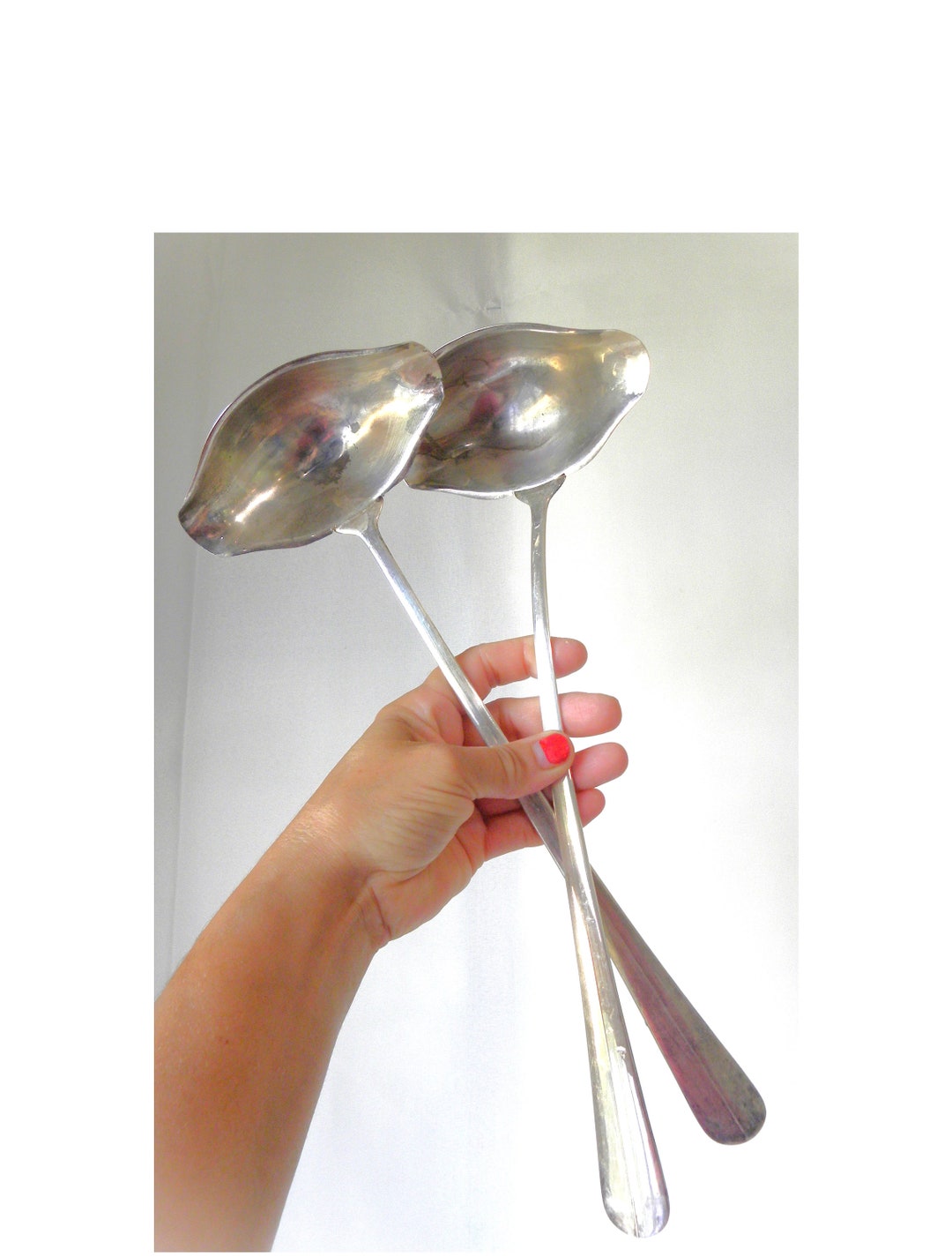Oneida Silversmiths Silver Plated Punch Ladle, Long Silver Punch Ladle ...