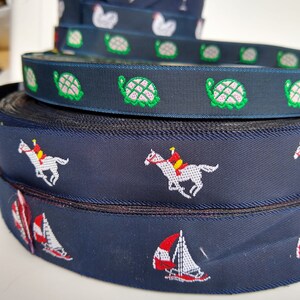 Sailing Boat Ribbon Vintage Designer Lot of Ribbons Top - Etsy