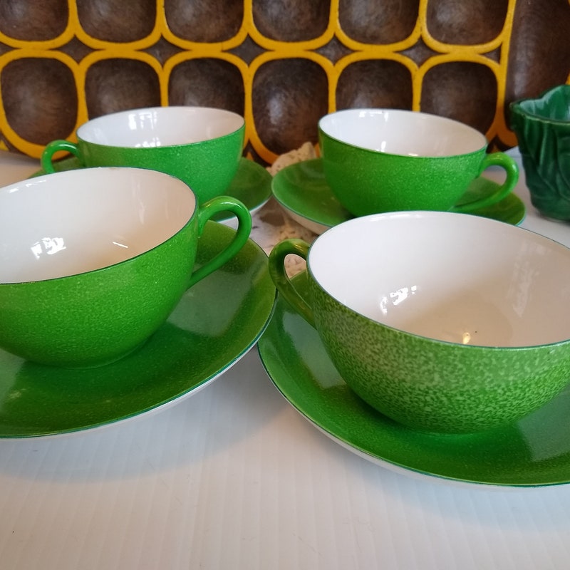 Green Teacup - Etsy