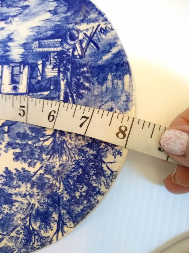 Antique Delft Blue Villeroy Boch Blue Flow Wall Plate Country | Etsy