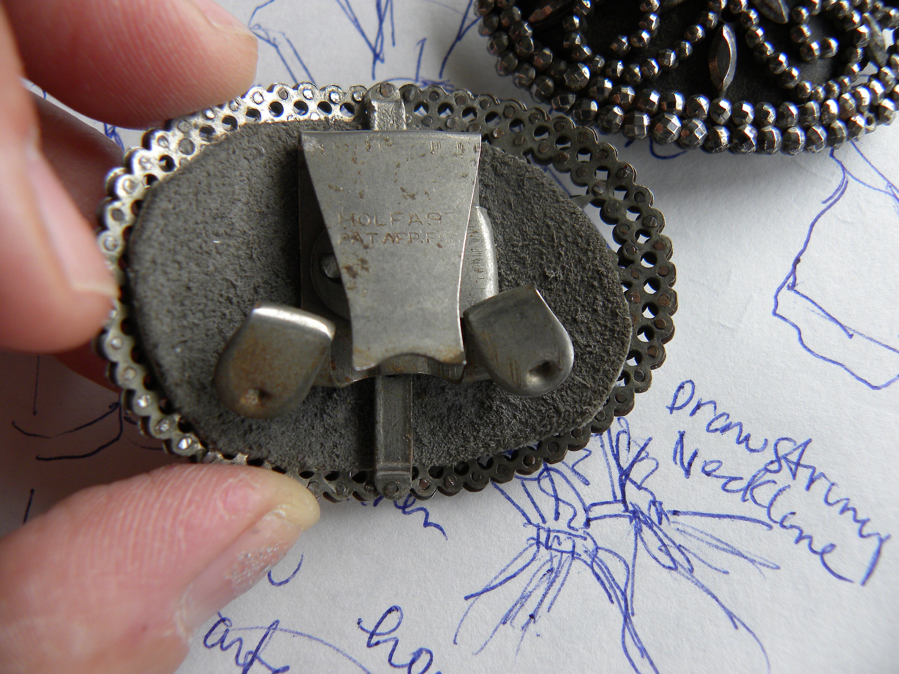 Victorian Cut Steel Shoe Buckles: Floral Design, DIY Jewelry - Etsy
