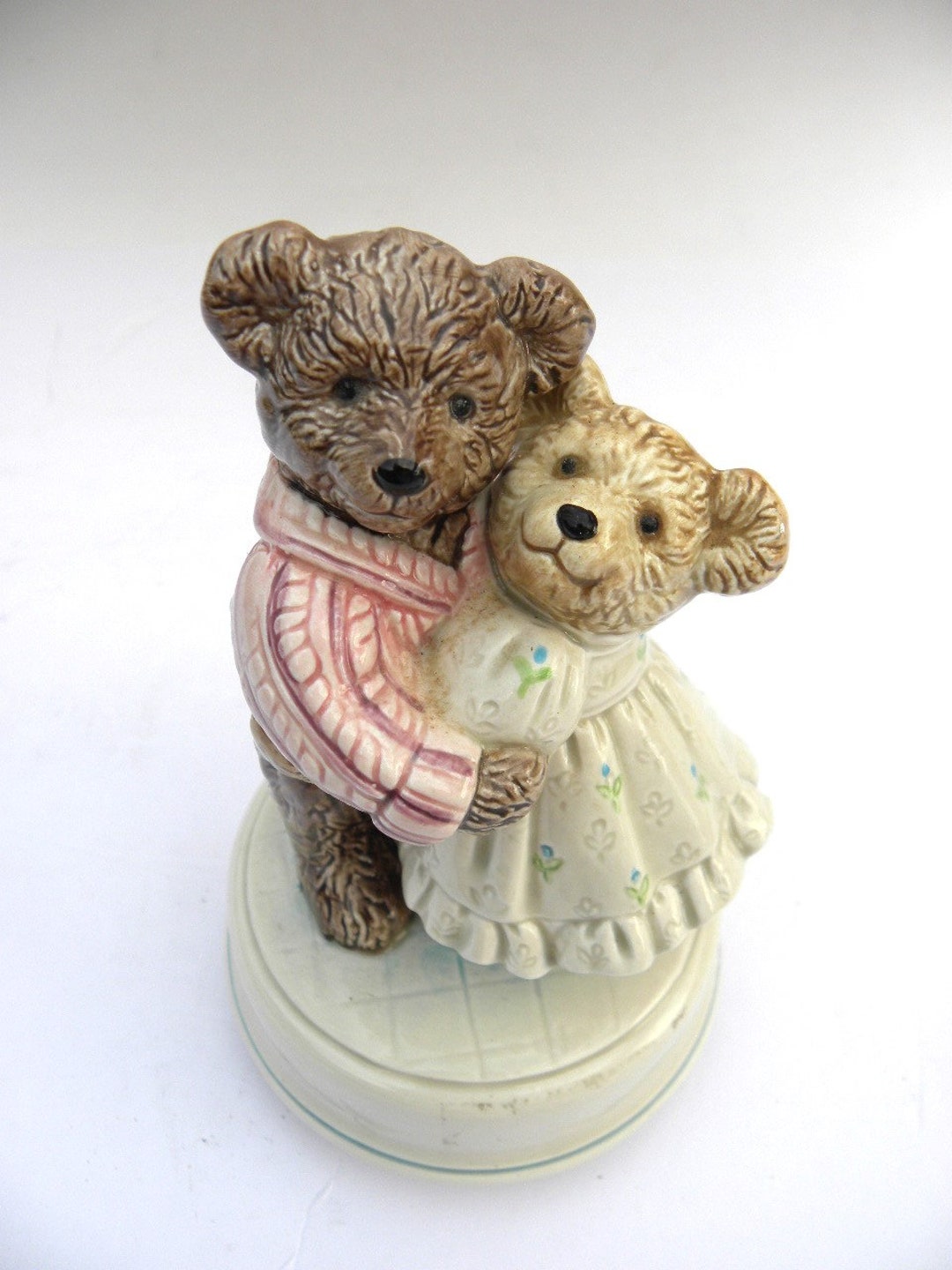 Vintage Otagiri Music Box Bears Plays "close to You" by the Carpenters ...