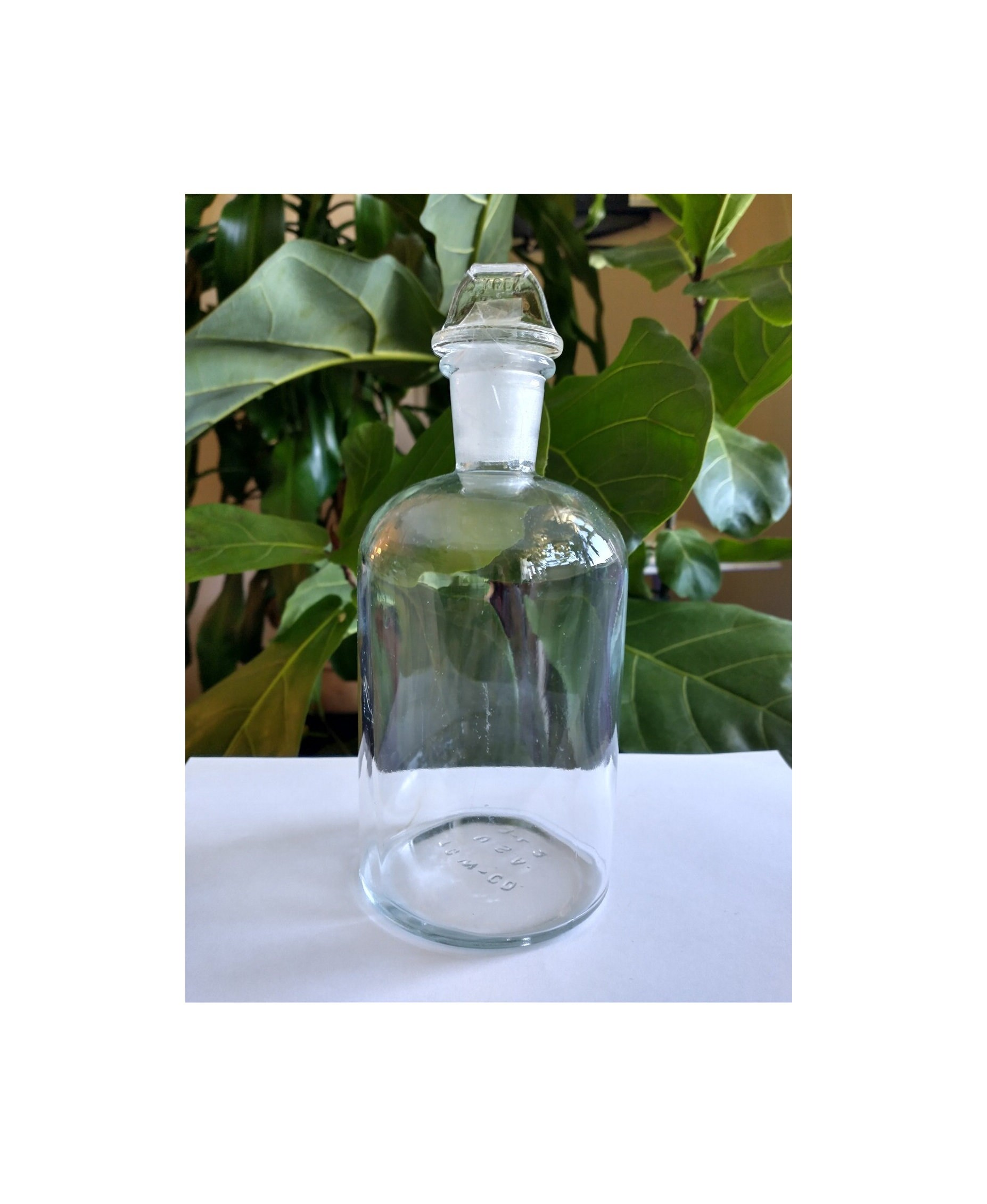 Vintage Pyrex Apothecary Jar: Medical Glass Bottle With Stopper - Etsy