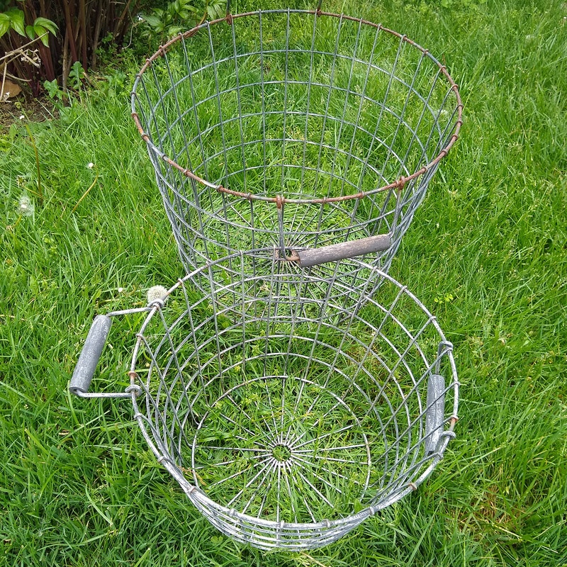 Rustic Wire Basket - Etsy