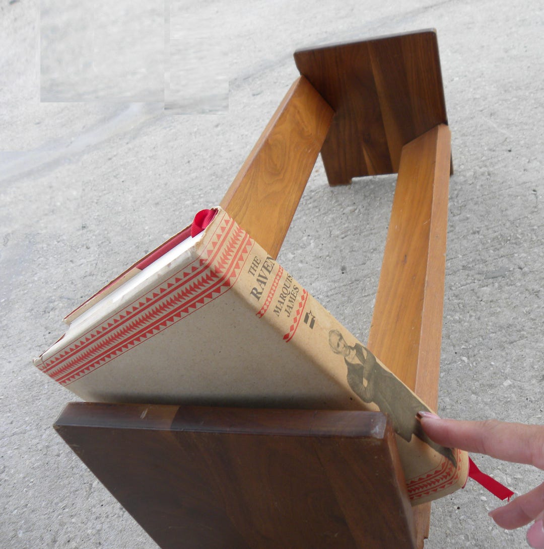 Vintage Scandinavian Library Teak Wood Book Shelf Stand, Teak Wood Book ...