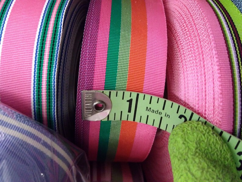 Collegiate Red Yellow Navy Blue Stripe Grosgrain Ribbon | Etsy