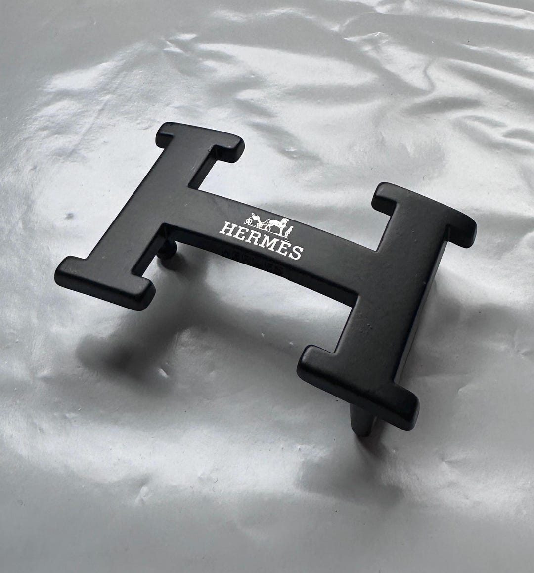 Vintage Hermes Black VTG H Monogram Logo Reversible Belt Buckle 4cm 1.5" - Etsy